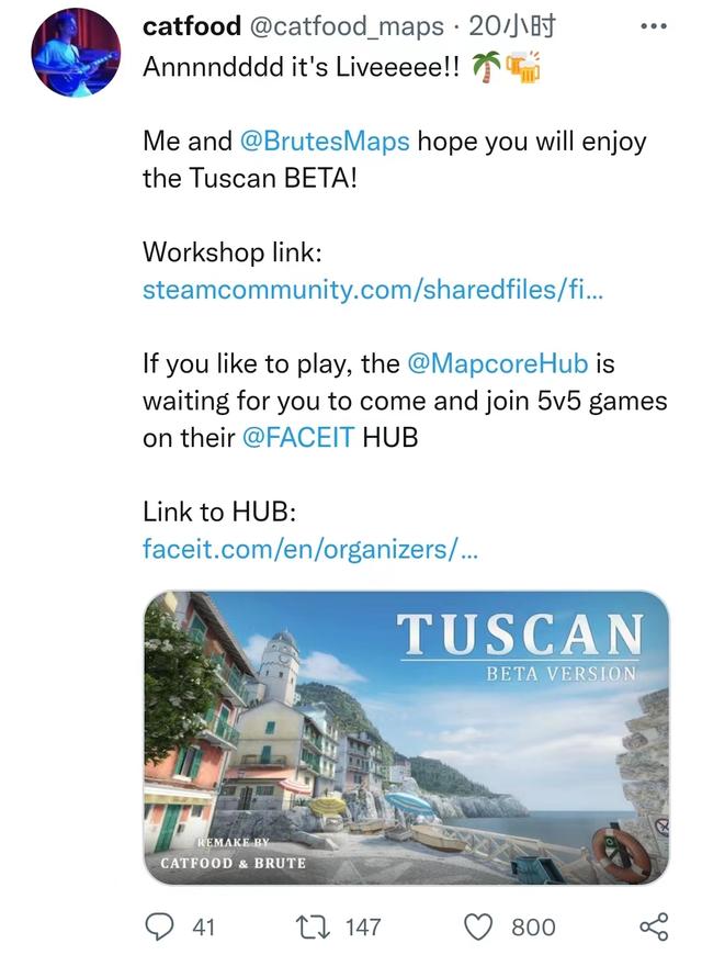 CS:GO: New map coming?CS1.6 popular map Tuscan enters the test - iNEWS