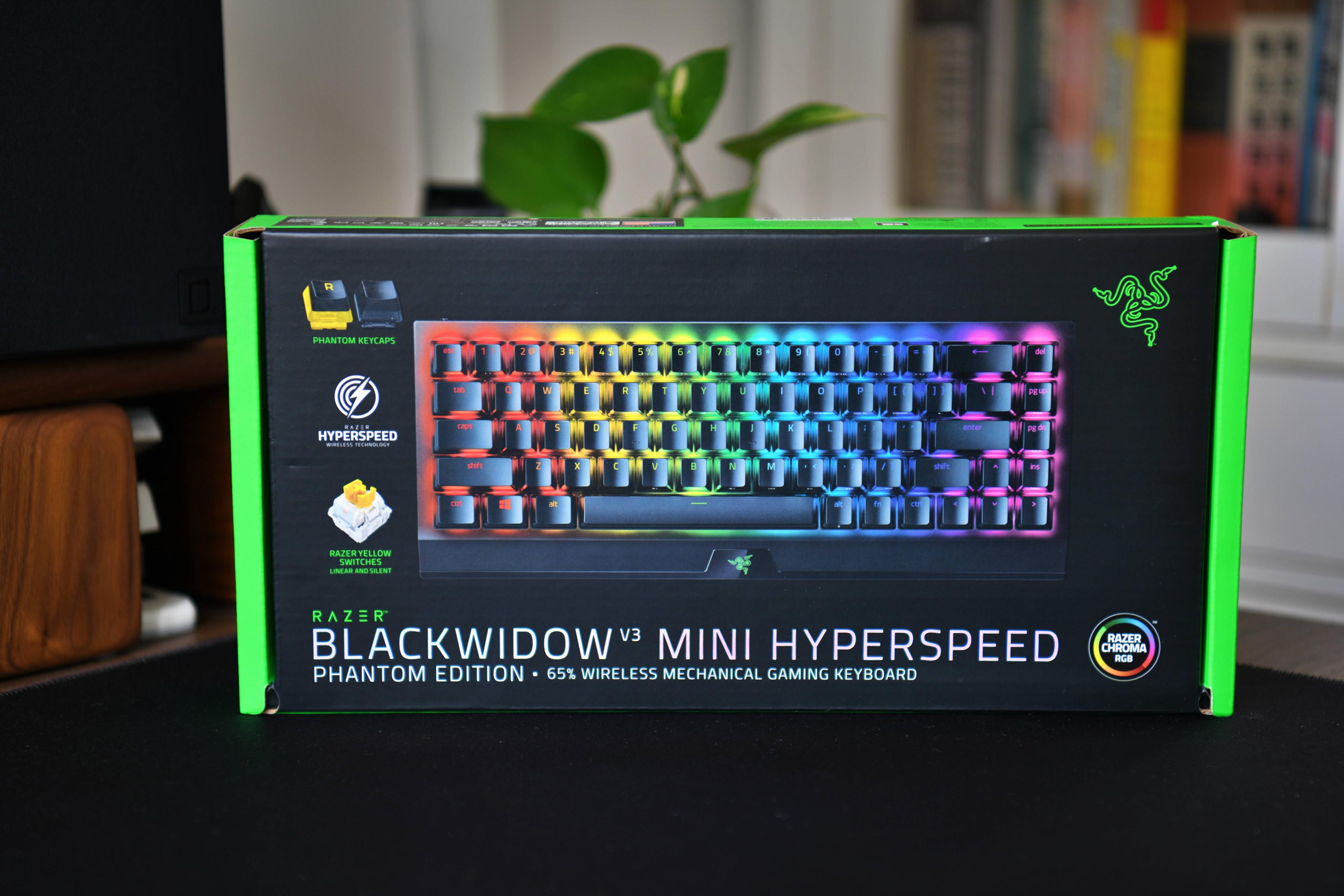 Exquisite desktop layout, a must for coding: Razer Black Widow Spider ...