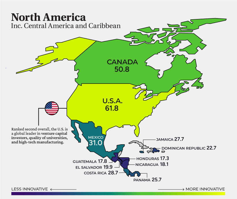 Mapping: The World's Most Innovative Countries 2022 - iNEWS