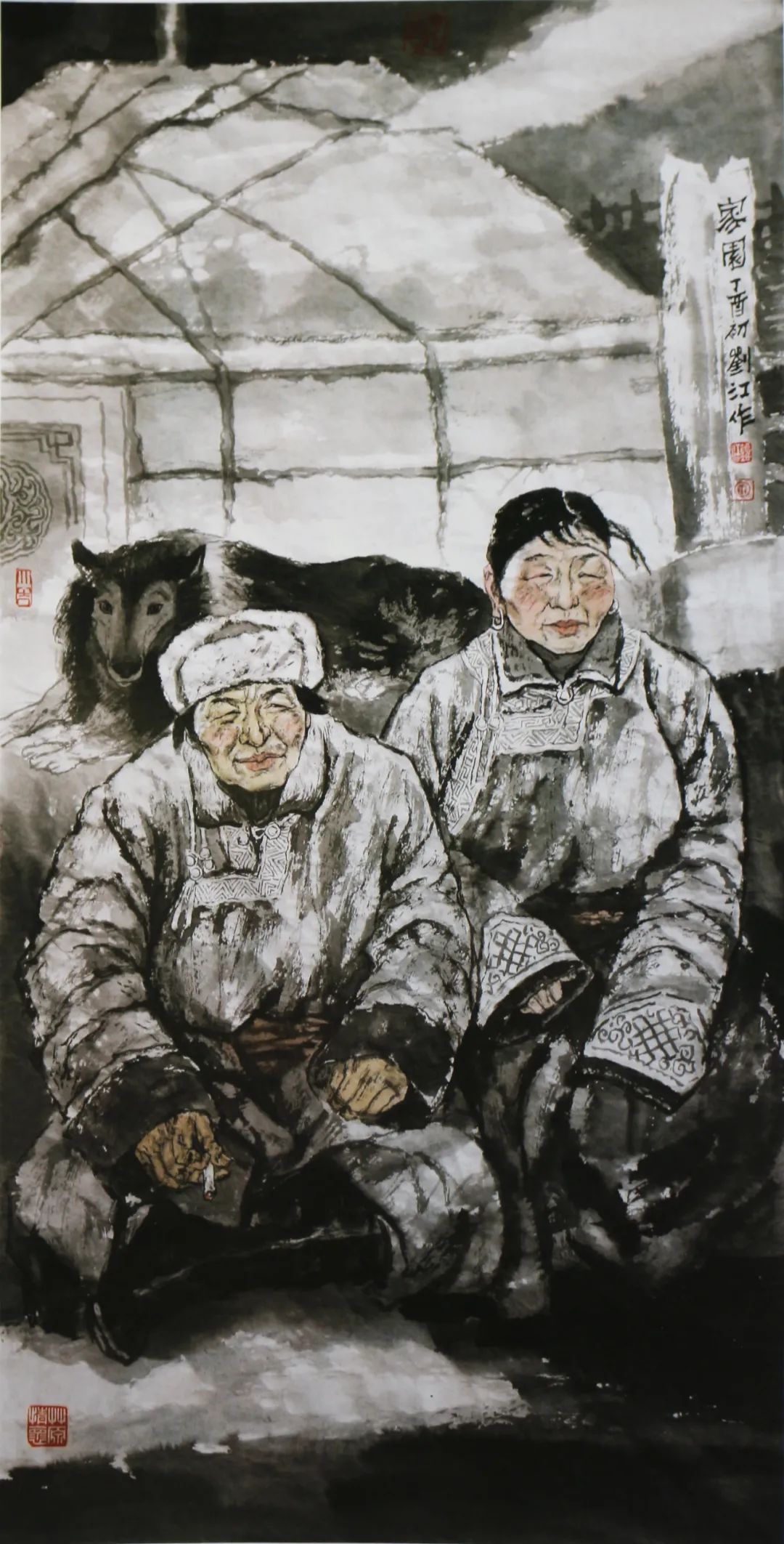 Image modeling and pen-and-ink emotion——Liu Jiang's freehand figure ...