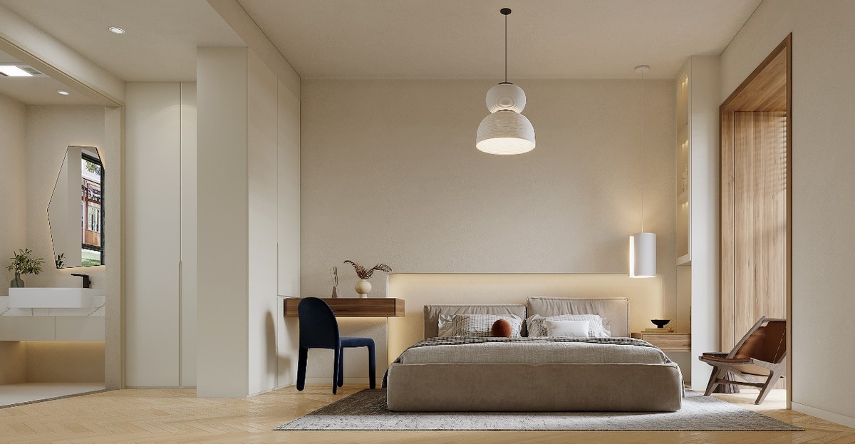 95㎡A warm and natural home with simple Japanese style and exquisite ...