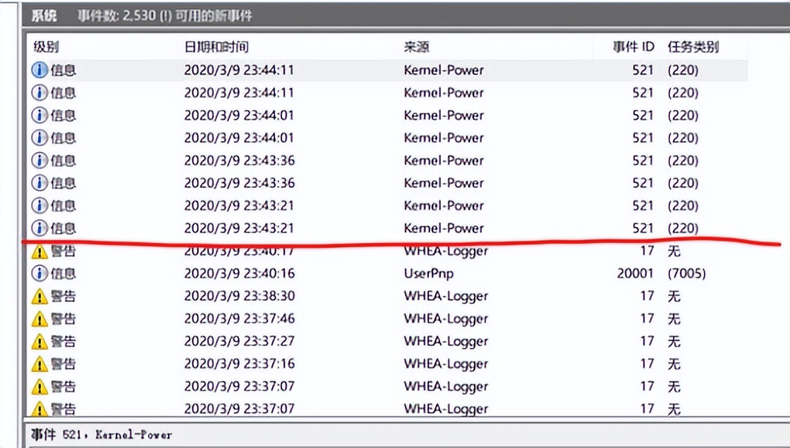WHEA-Logger 17 Error: A corrected hardware error has occurred - iNEWS