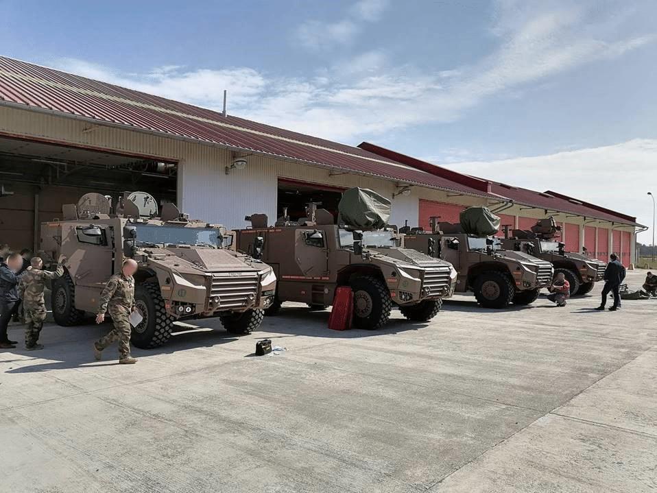 The French army received new armored vehicles, equipped with modern ...