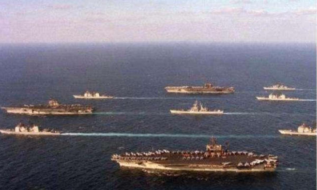 The commander of the U.S. military said that it will send 6 aircraft carrier groups to interfere ...