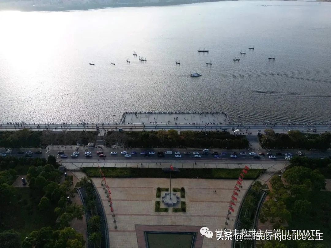 Gull and Heron Wangji—Aerial photography of Haigeng Dam, dancing with ...