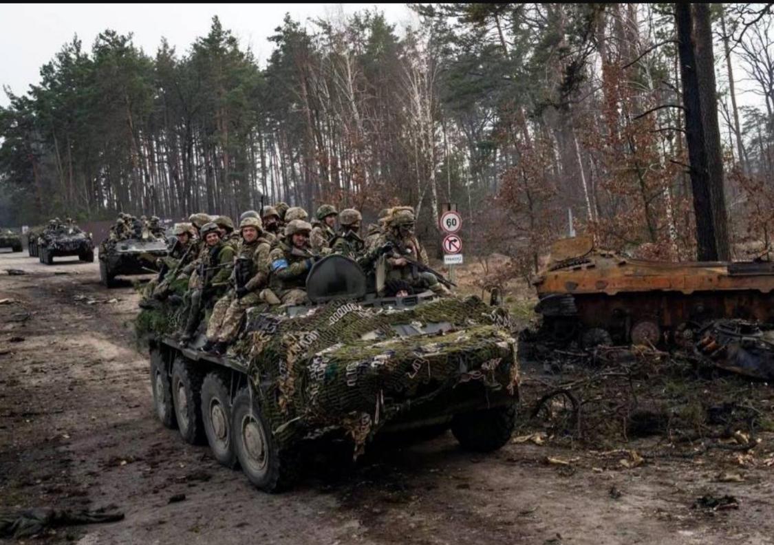 Ukraine began a large-scale guerrilla war, the Russian 5th Army was ...