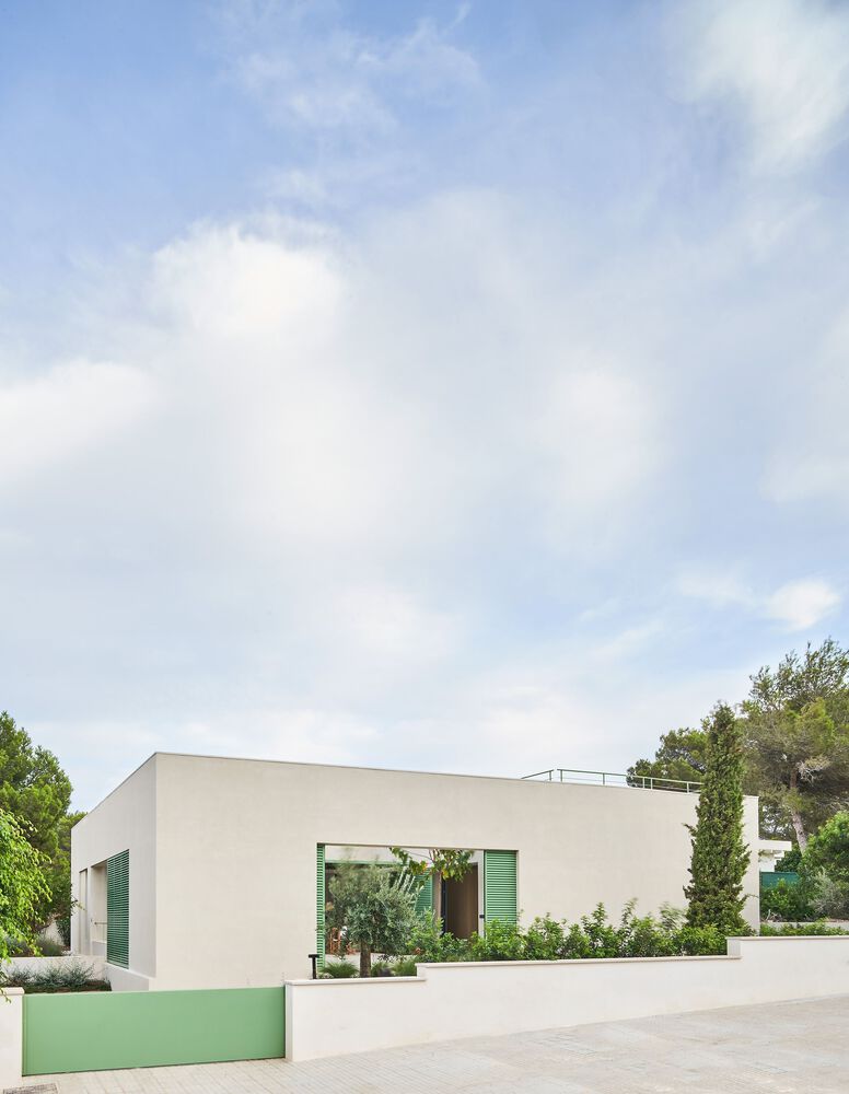Simple residential architecture: the lines are concise and beautiful ...