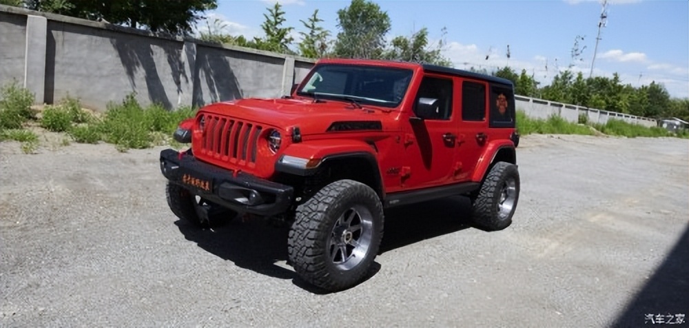 Costing millions to transform a new JL2.0T Wrangler, the appearance is ...