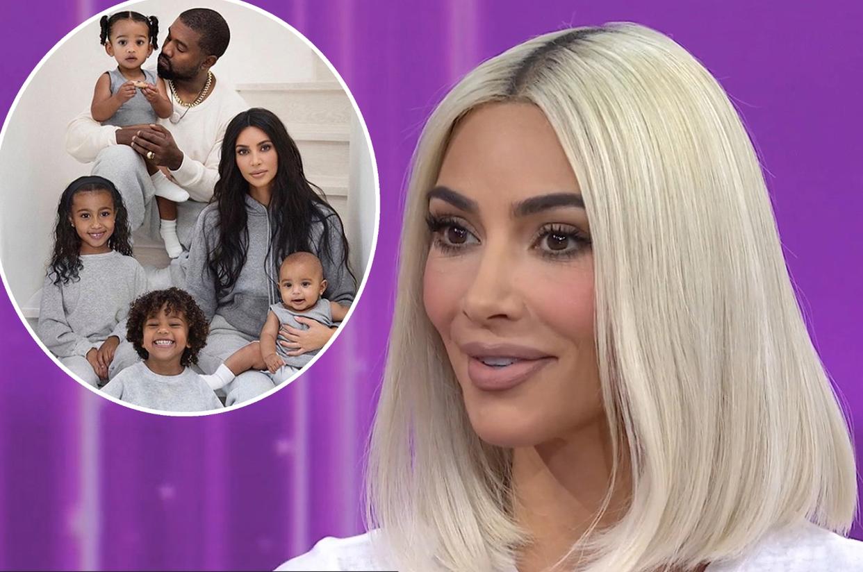 Kim Kardashian takes a selfie with her daughter in the same pout look ...