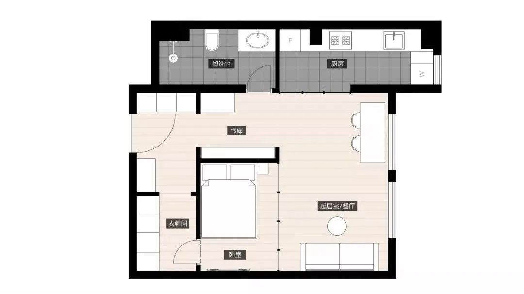 Buying a small apartment of 48 square meters in Beijing, it can fit a ...