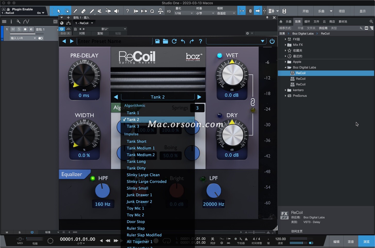 Spring Reverb Audio Plugin - iMedia