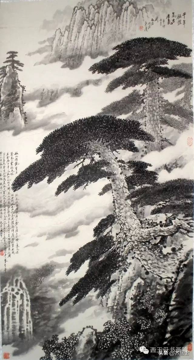 Representative works of Liu Wenjun, a well-known painter and ...