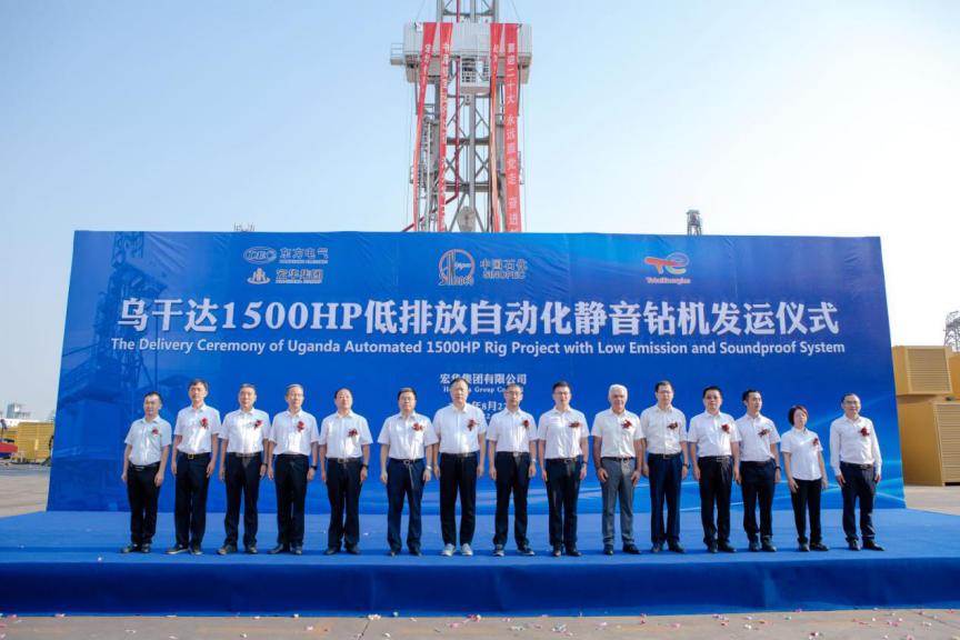 The first set of "Made in China" ultra-quiet smart drilling rigs sent ...