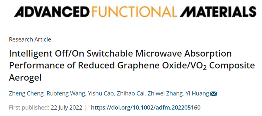 Smart Switching Microwave Absorption Properties of Reduced Graphene ...