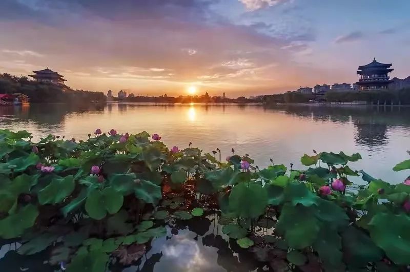 Qujiang River Drinking and Wild Goose Pagoda Title - iNEWS