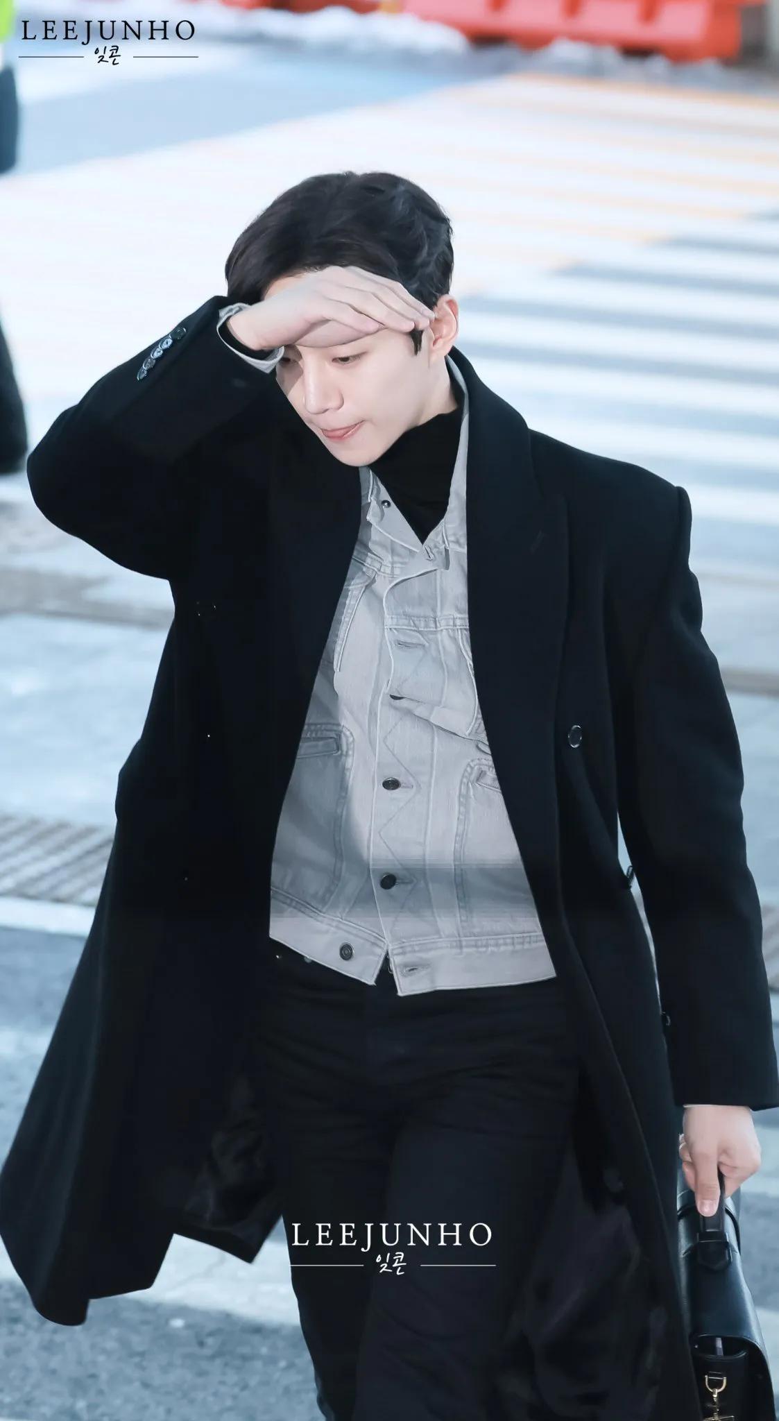 Photo of Li Junhao at Incheon Bangkok Airport on January 27 - iNEWS