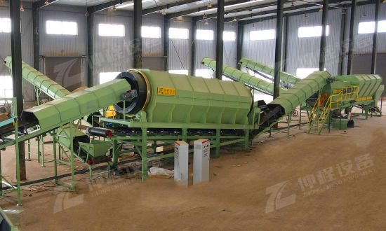 Construction and decoration waste treatment and sorting equipment ...