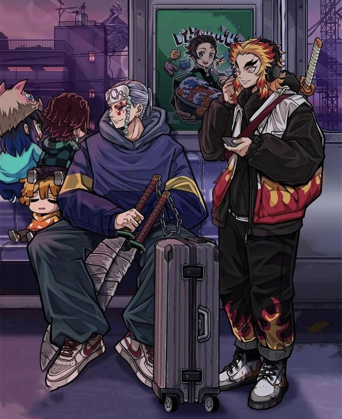 The modern version of Ghost Slayer's Blade, handsome and laughter ...