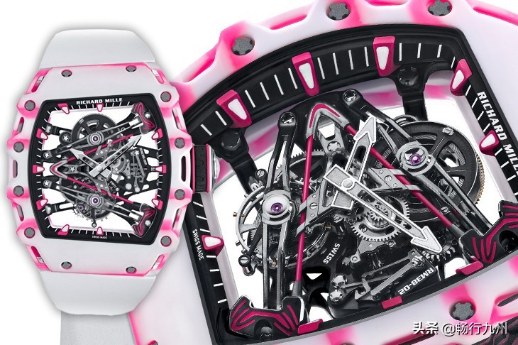 Pink Richard Mille RM 38-02 Bubba Watson Tourbillon Watch - iNEWS