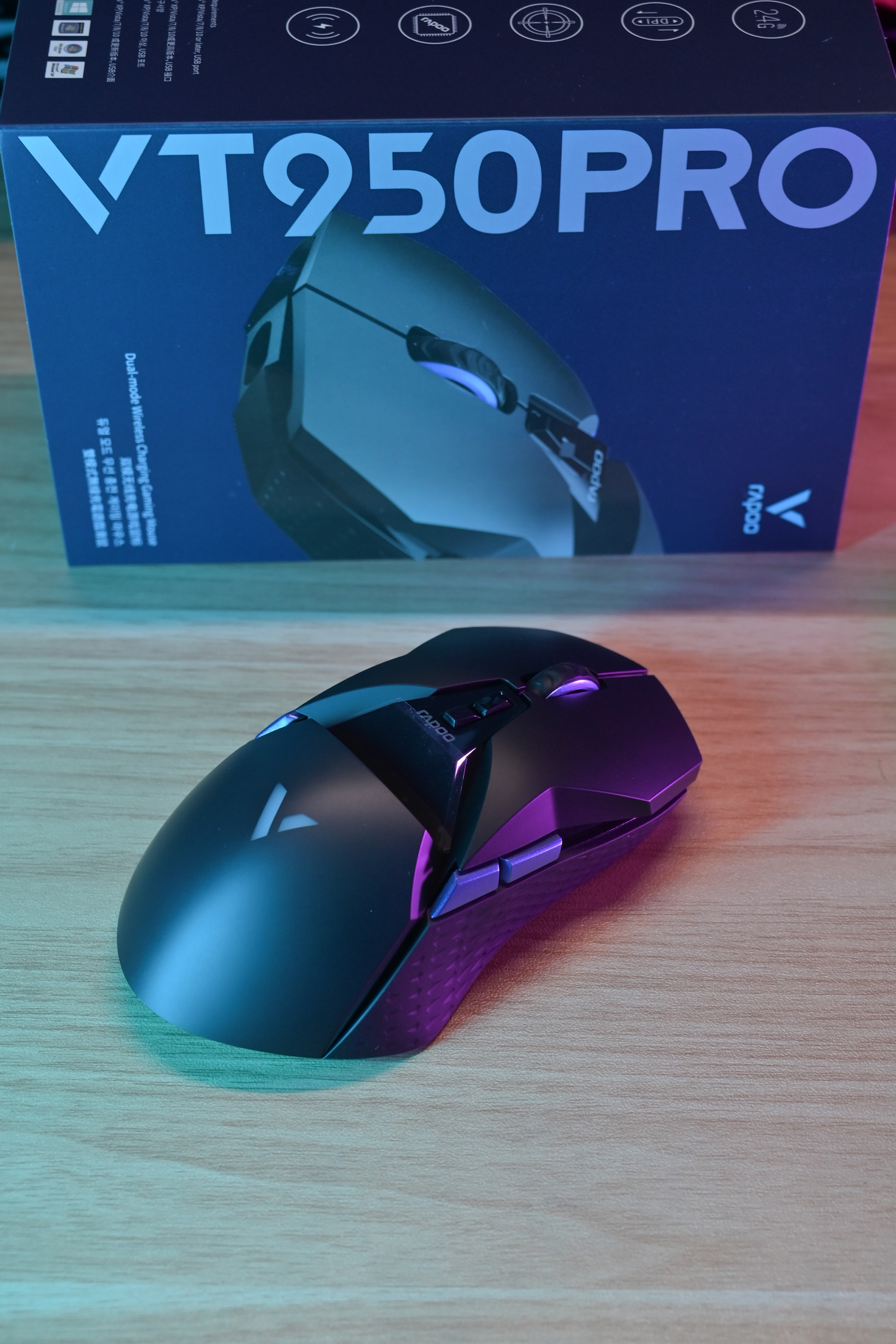 4K rate of return! Mouse with OLED display——Rapoo VT950PRO - iNEWS