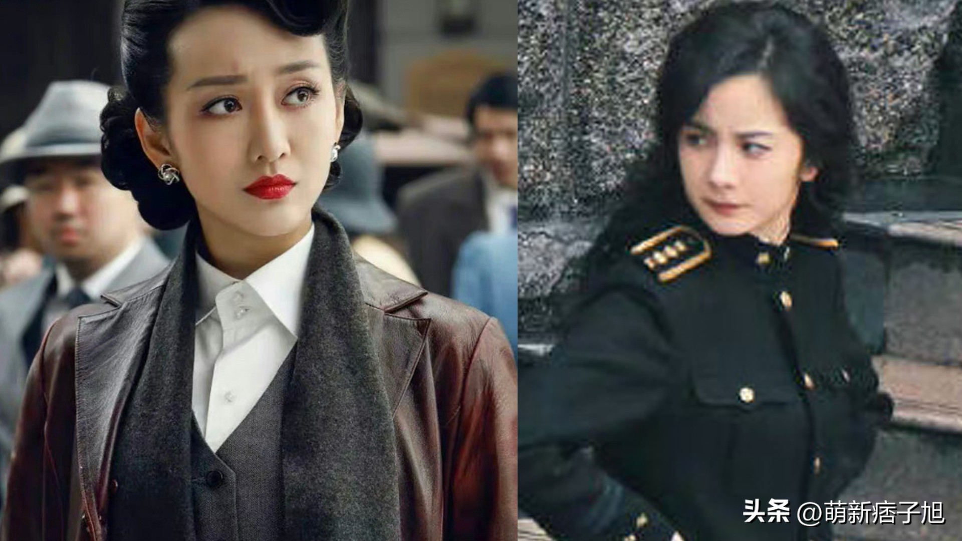 Yang Mi challenges a new role, the curly-haired military uniform ...