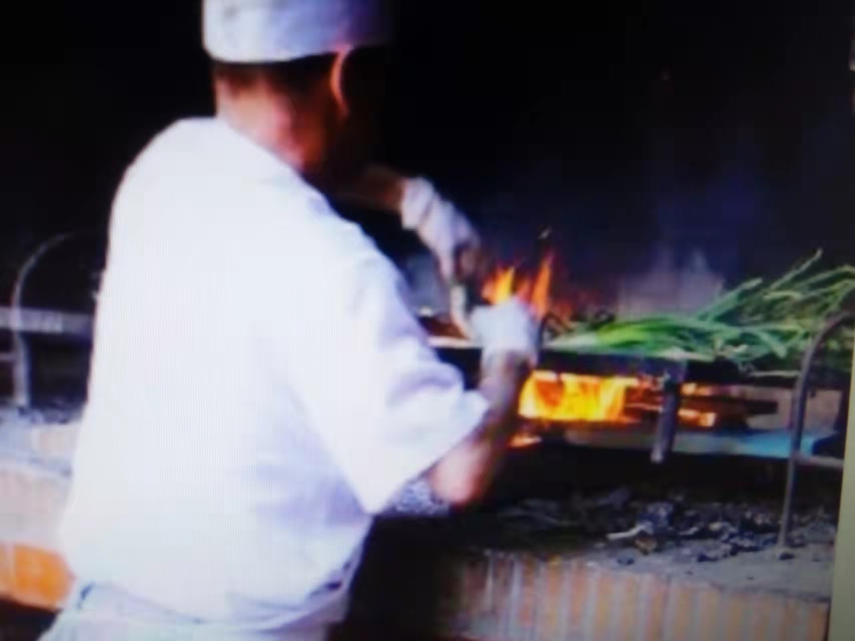 How delicious is roasted green onions?Spain has set up a roasted spring ...