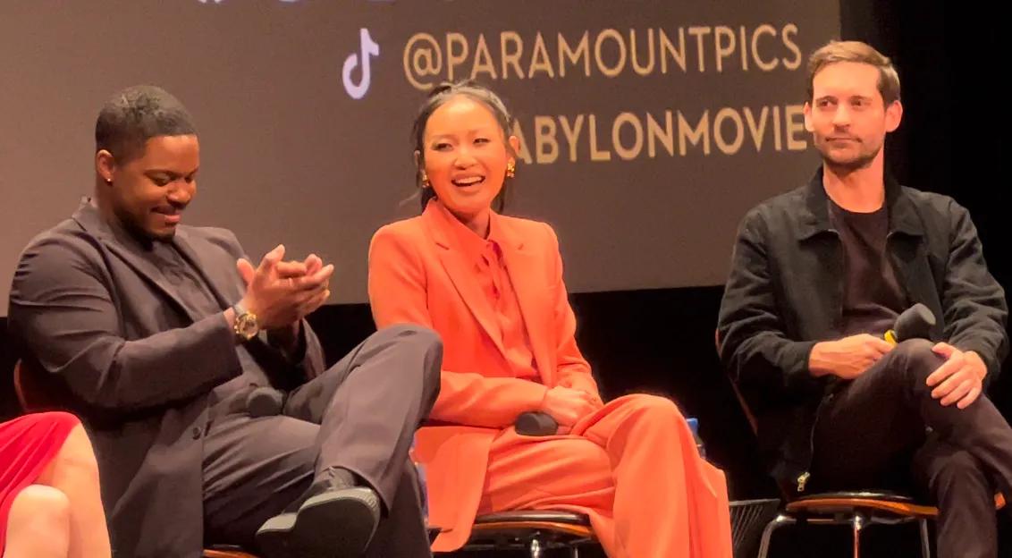 Brad Pitt, Margot Robbie, Chinese-American actress Lijun Li talk about ...