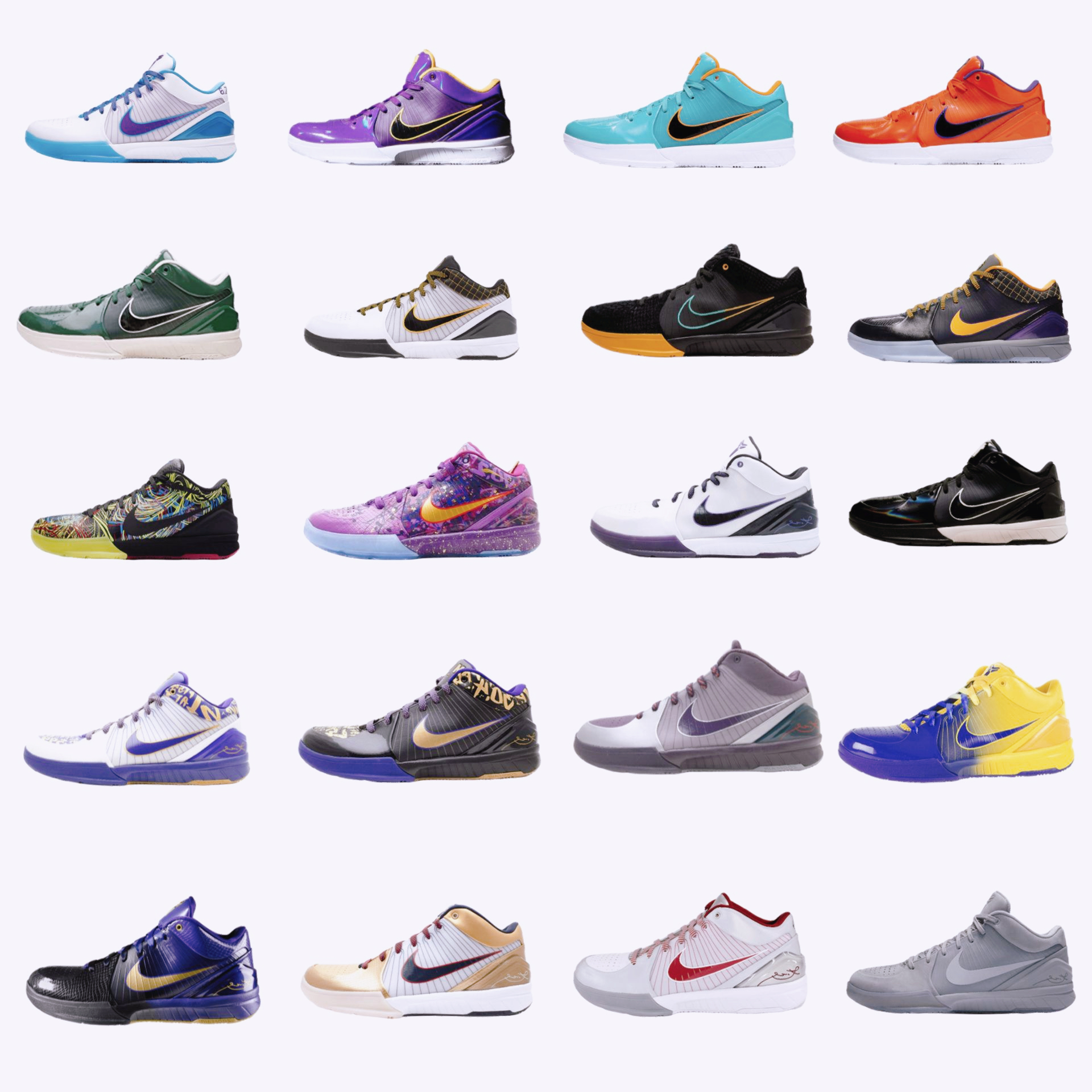 Kobe Bryant 4's 20 colors, which one is your favorite? - iNEWS