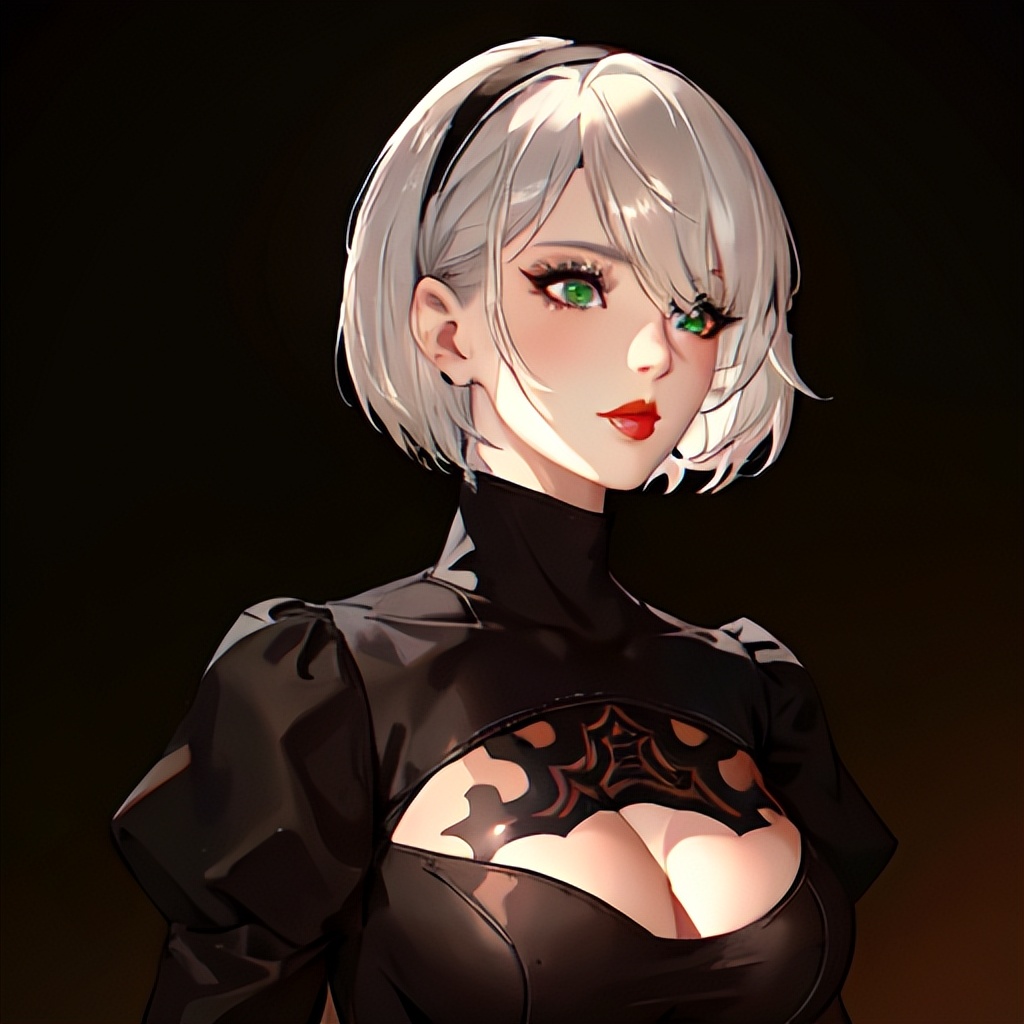 Stable Diffusion AI drawing, Ms. Nier Automata 2B - iNEWS