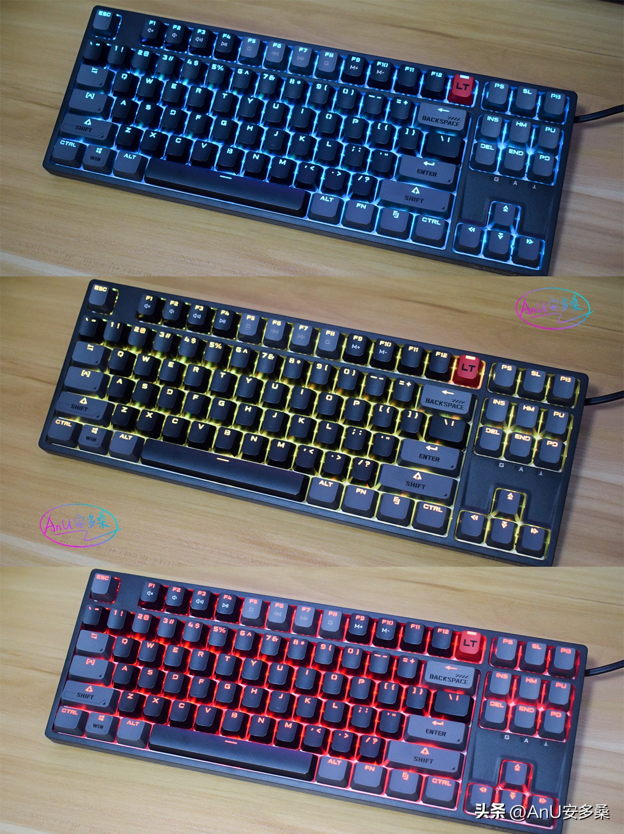 Bloody Ghost 87-key layout: T87, 3-speed game player - iMedia