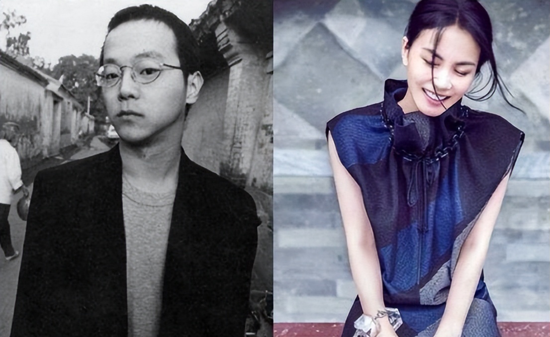 Faye Wong's ex-husband, Dou Wei, appeared at a roadside stall with bald ...