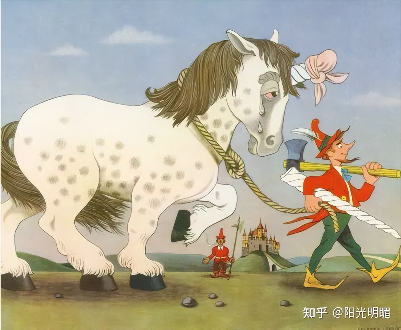 Children's picture book story "The Giant and the Tailor" - iNEWS