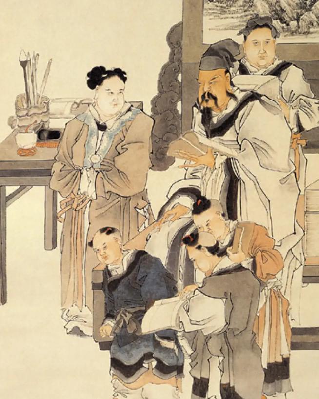 What is the story of Wuzi Dengke?What five sons does "five sons" refer ...