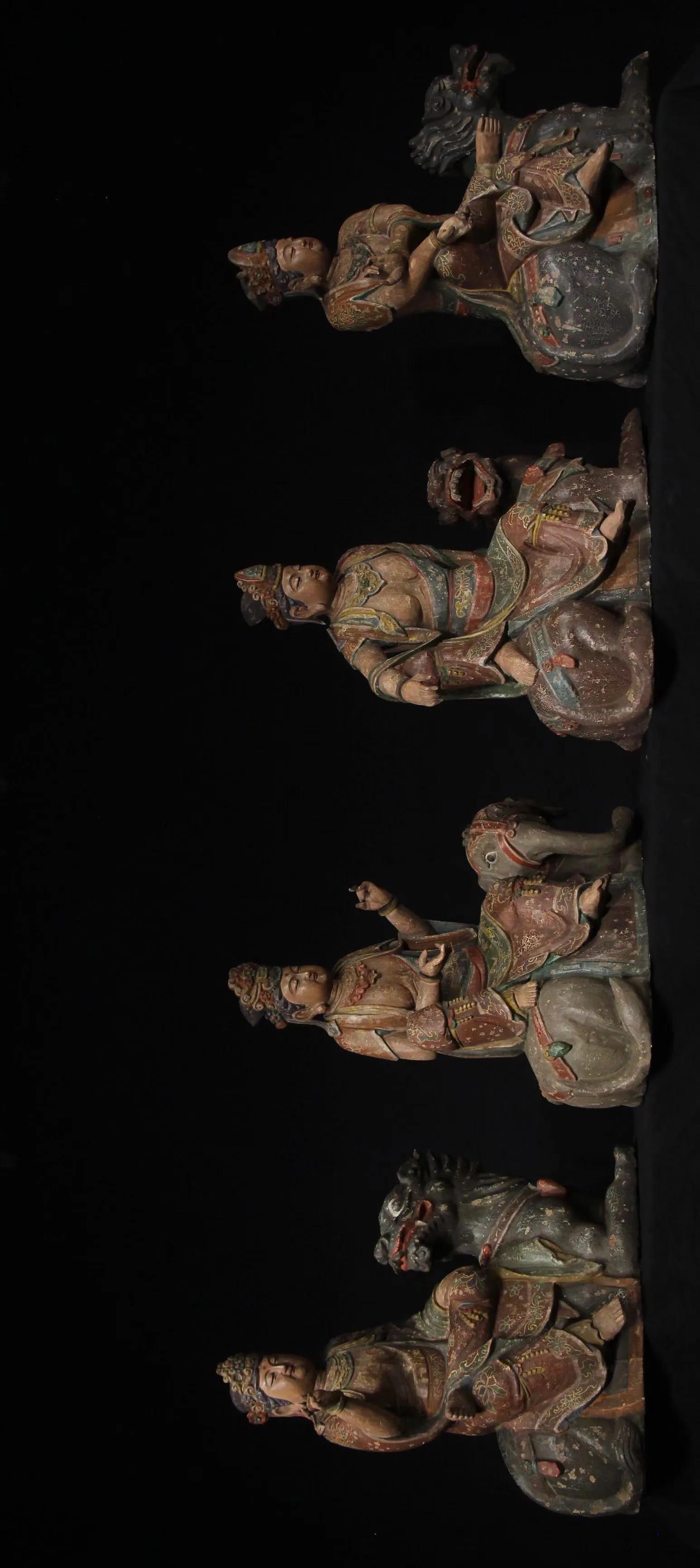 Sitting Statues of the Four Great Bodhisattvas - iNEWS