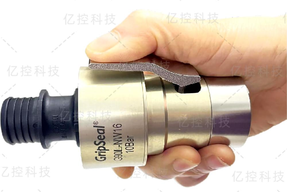 The non-destructive connection scheme of the quick sealing connector of ...