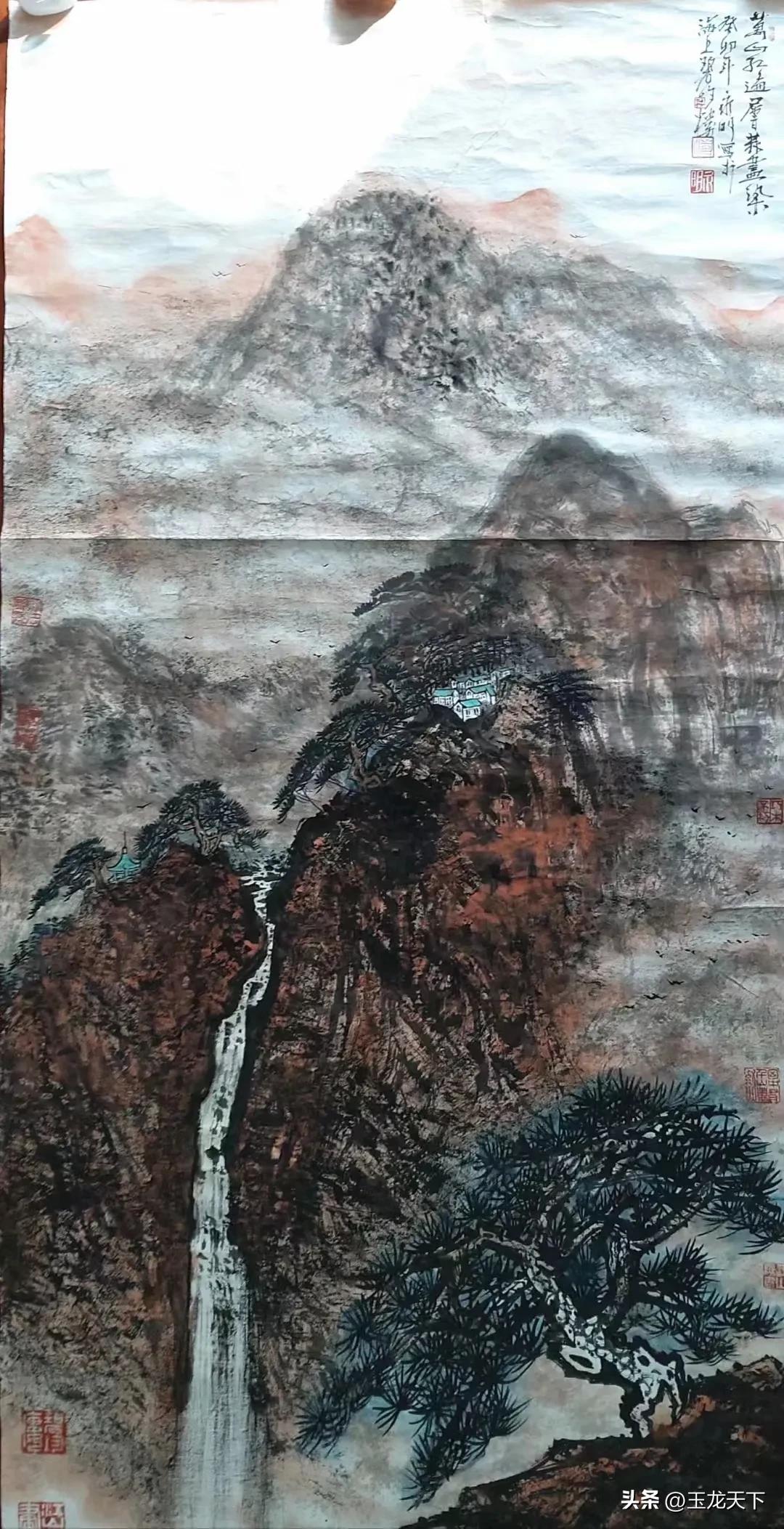 Painter Pan Yongming exhibits Chinese landscape paintings at the Louvre ...