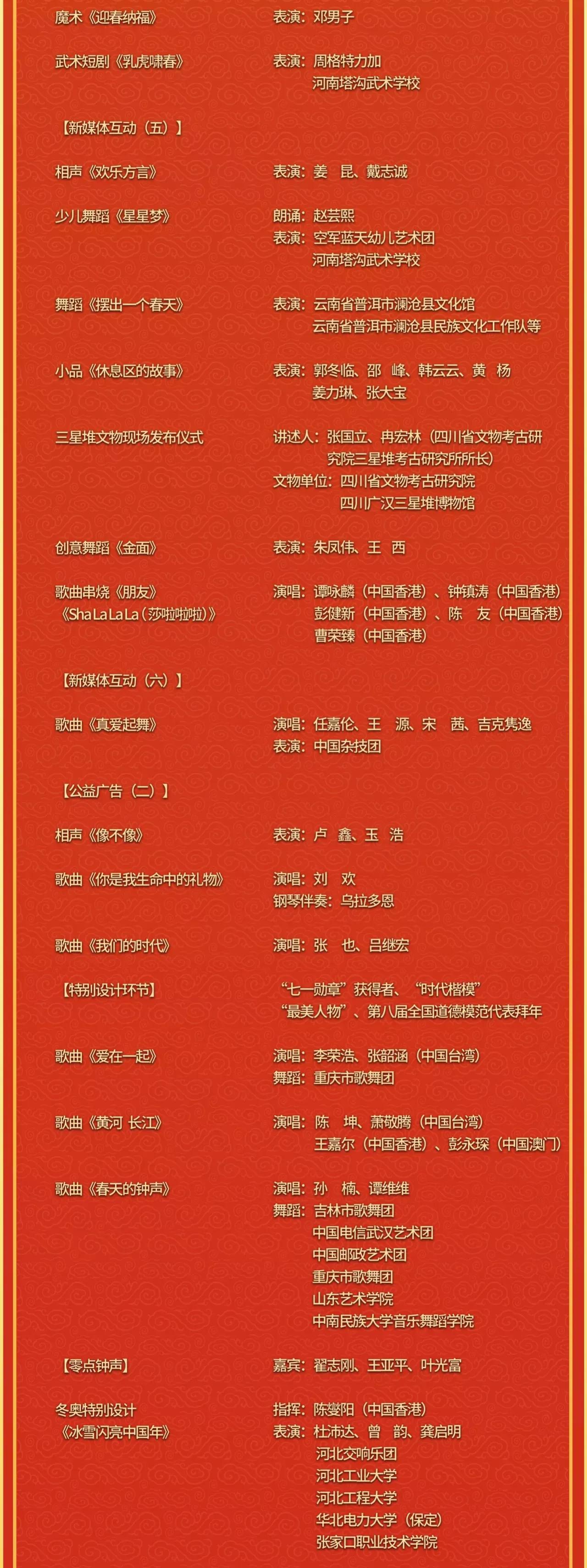 The 2022 Spring Festival Gala program list is out, do you like it? - iNEWS