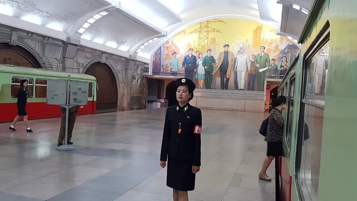 "North Korea" status quo, take you to see the real Pyongyang subway - iNEWS