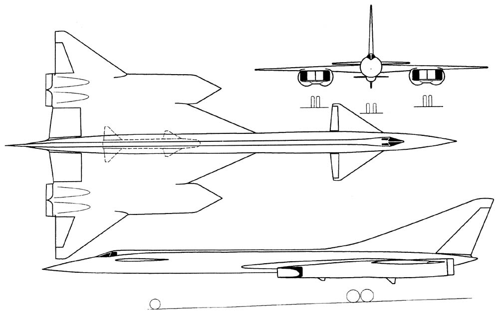 History of Soviet Aviation Exploration: Tupolev's "Project-125 ...