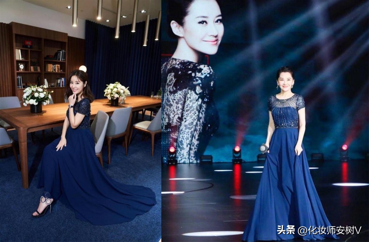 Lin Xinru and Xu Qing wore starry sky skirts together, only then did ...