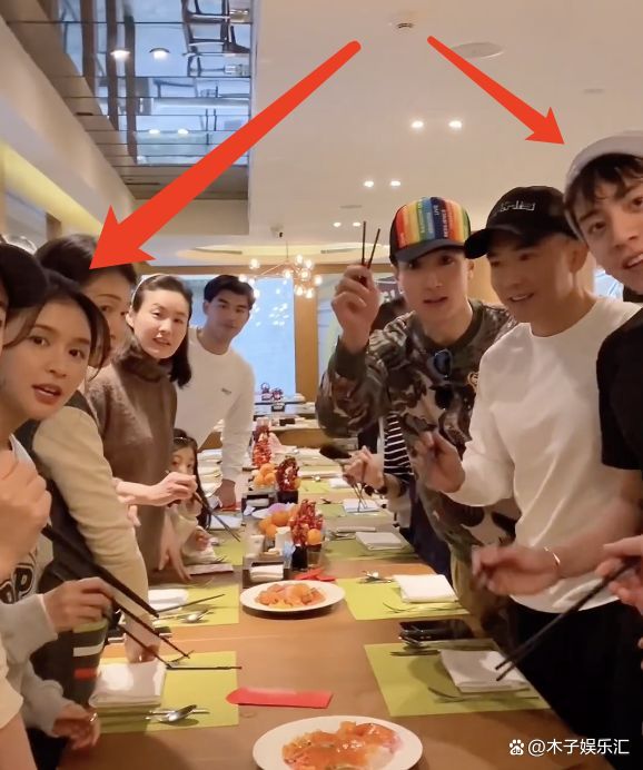 Darren Wang and his girlfriend Cai Zhuoyi have a dinner with Wu Zun and ...