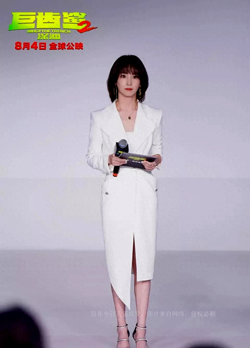 "The Meg 2" premiere Bao Qiang Wu Jing, who grew up watching your ...