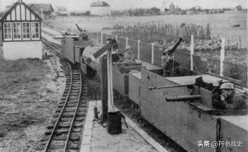 The only mini armored train in history, it came out to fight before it ...