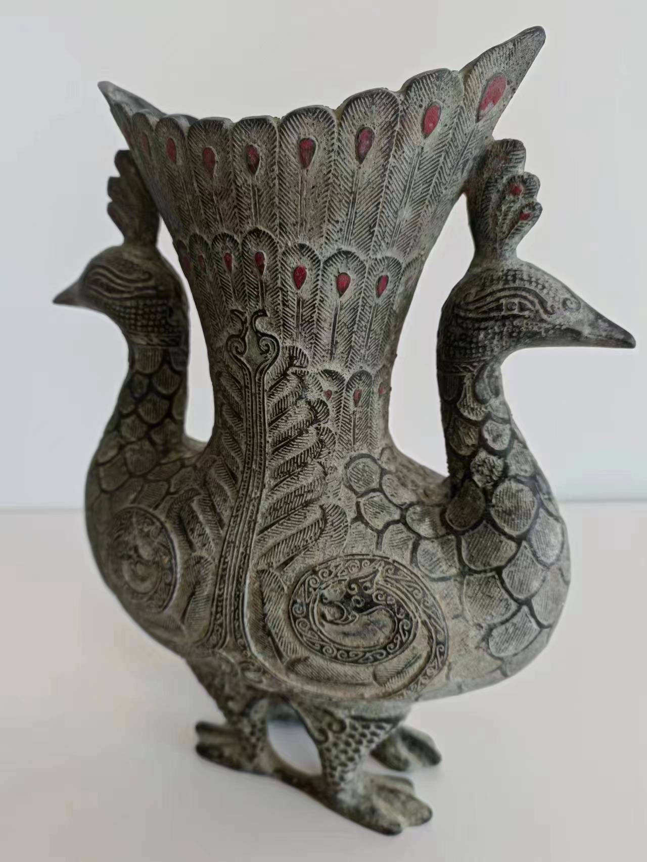 Bronze double phoenix bottle - iNEWS