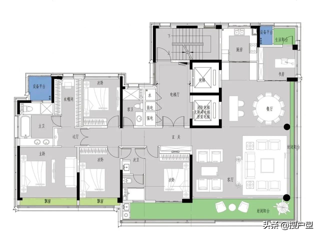 Such a 270-square-meter luxury flat floor is too arrogant - iNEWS