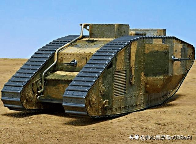 The first tank ever to be deployed on the battlefield, the Mark I tank ...