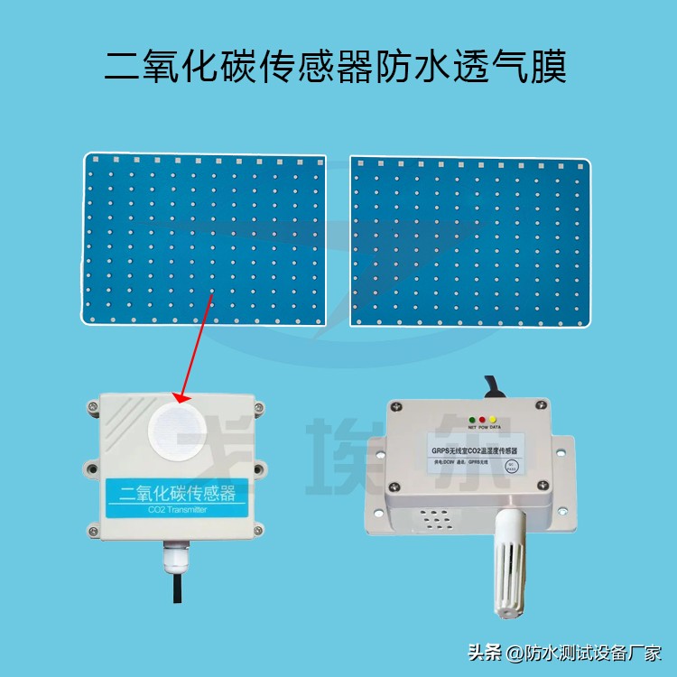 Carbon dioxide sensor waterproof and breathable membrane - iNEWS