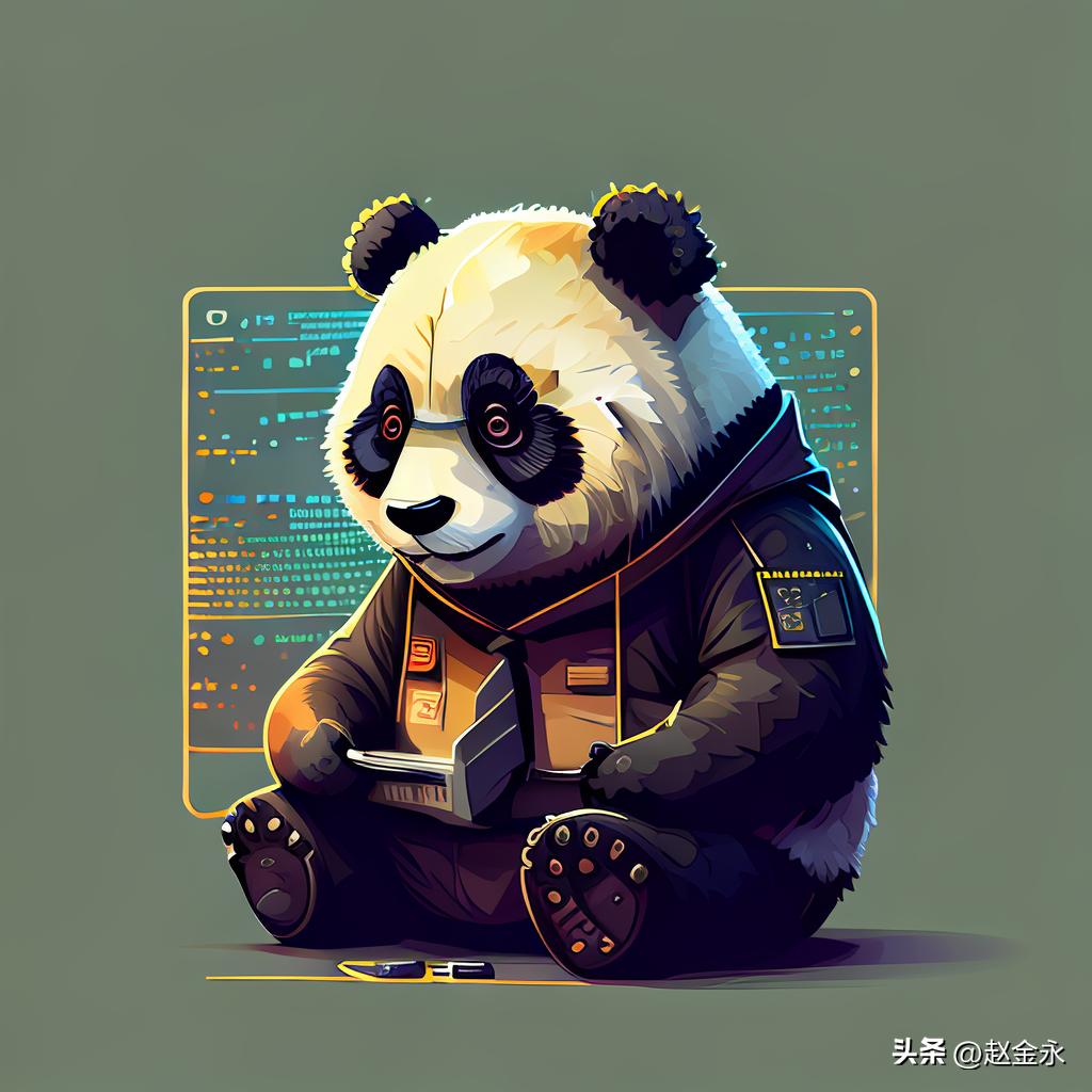 Generate 4 avatars of programmer pandas with AI - iMedia