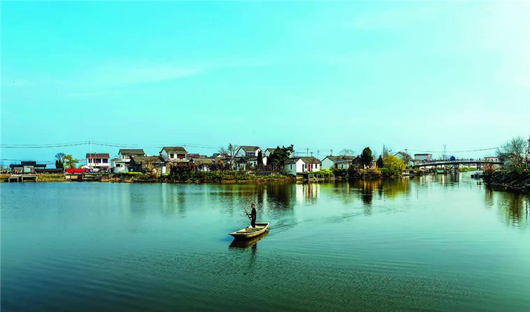 District Boundary River Ting River (Jiangdu Xiaoji, Wujian Town ...