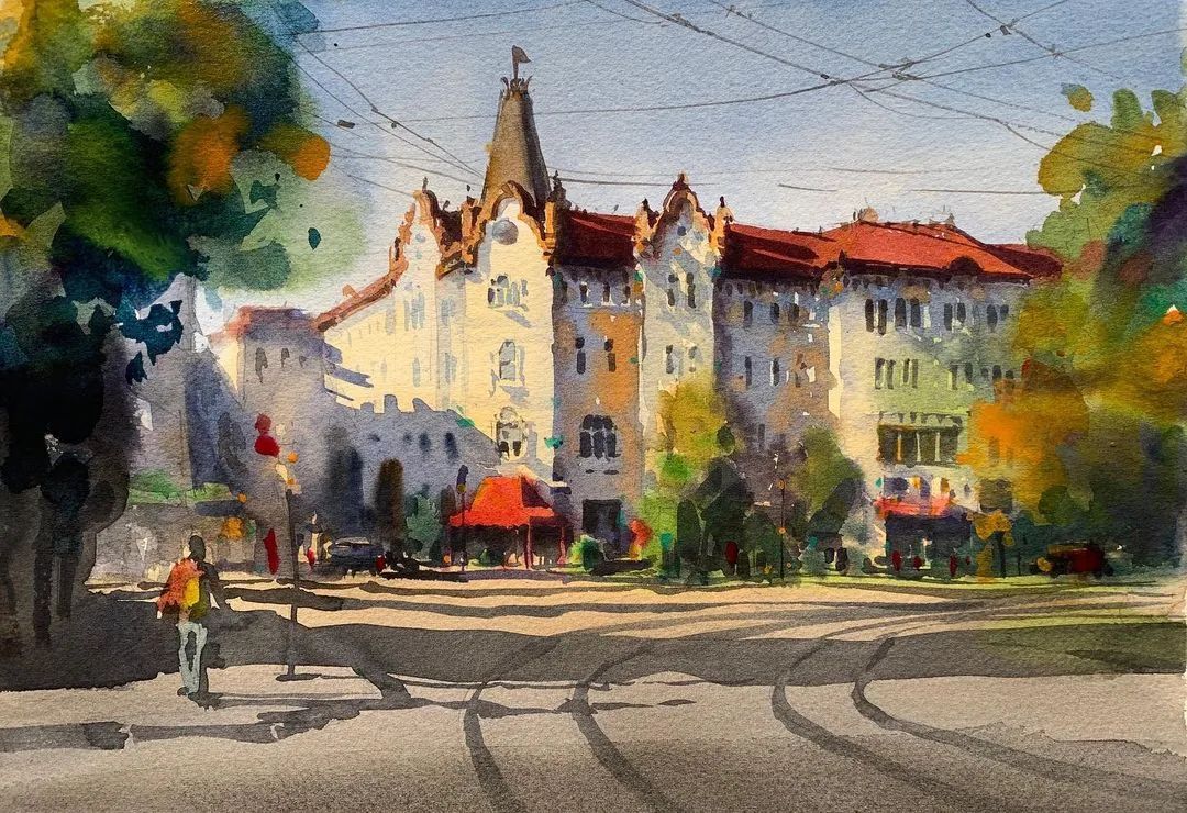 Ukrainian watercolor painter Samira Yanushkova: bright colors are sunny ...